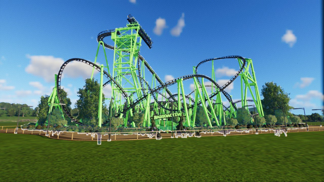 Vekoma MK1101 TILT COASTER - Planet Coaster 2 creation - Frontier Workshop