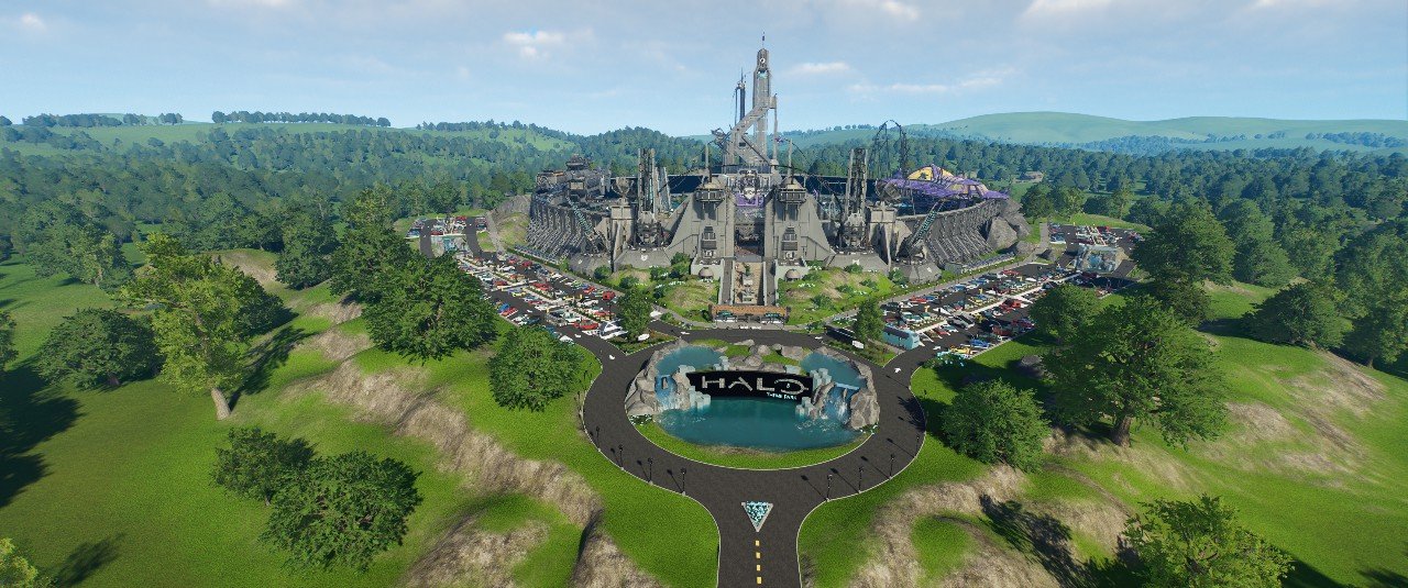 Halo Theme Park - Workshop - Planet Coaster 2