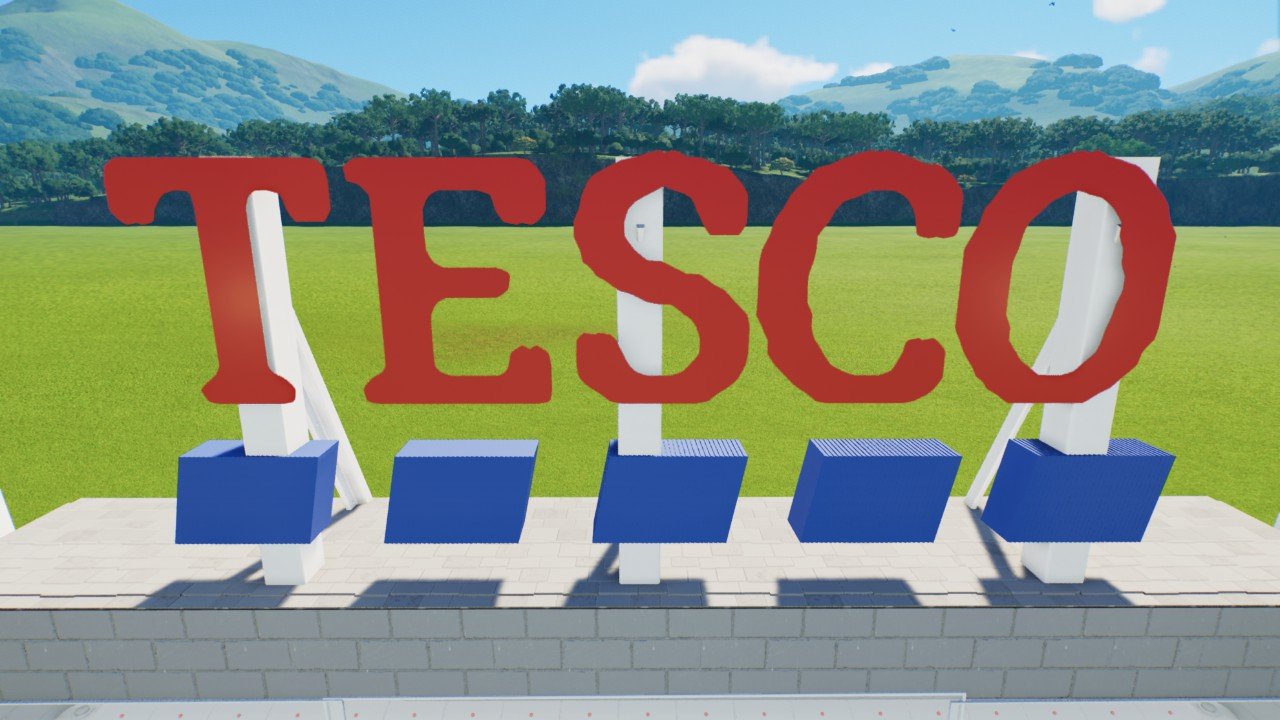 Tesco ride - Planet Coaster 2 creation - Frontier Workshop