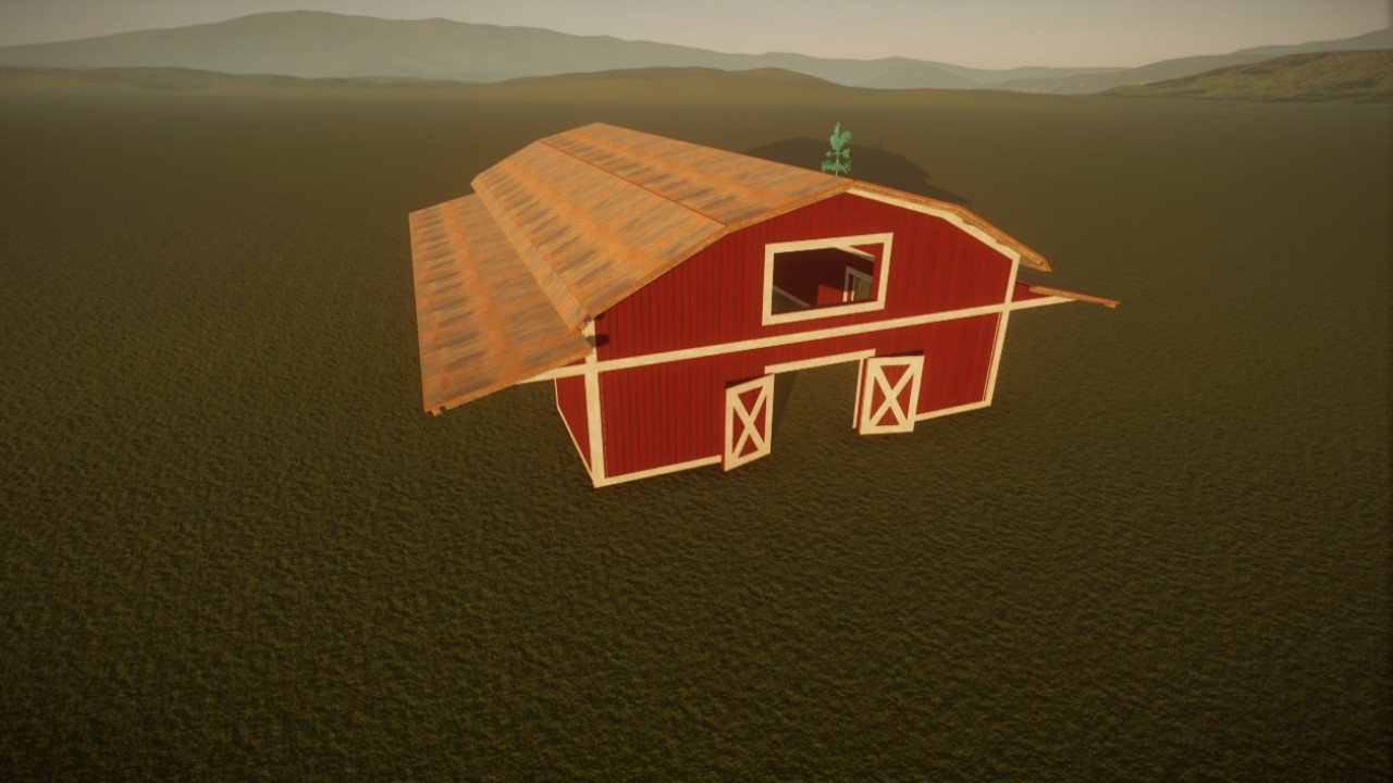 Red Animal Barn - Planet Zoo: Console Edition mod - Frontier Workshop