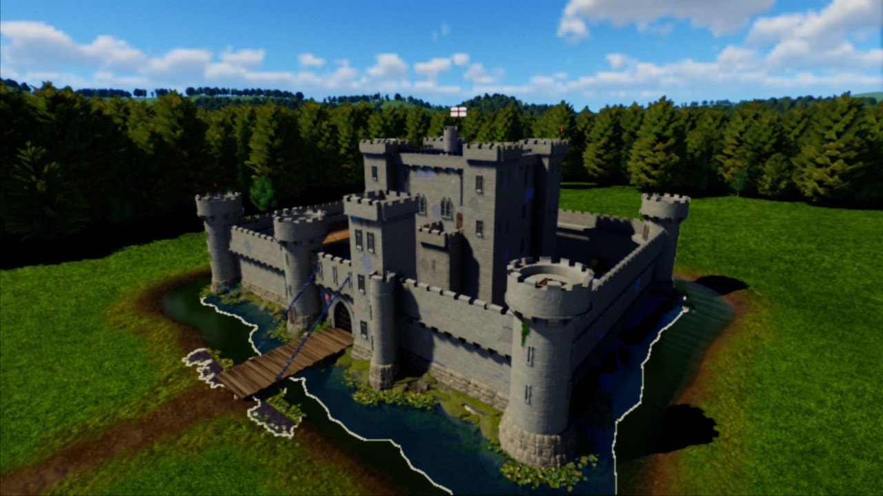 British Castle - Planet Coaster 2 mod - Frontier Workshop