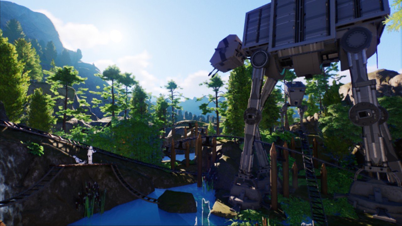 Star Wars Escape from Endor! - Planet Coaster 2 creation - Frontier ...