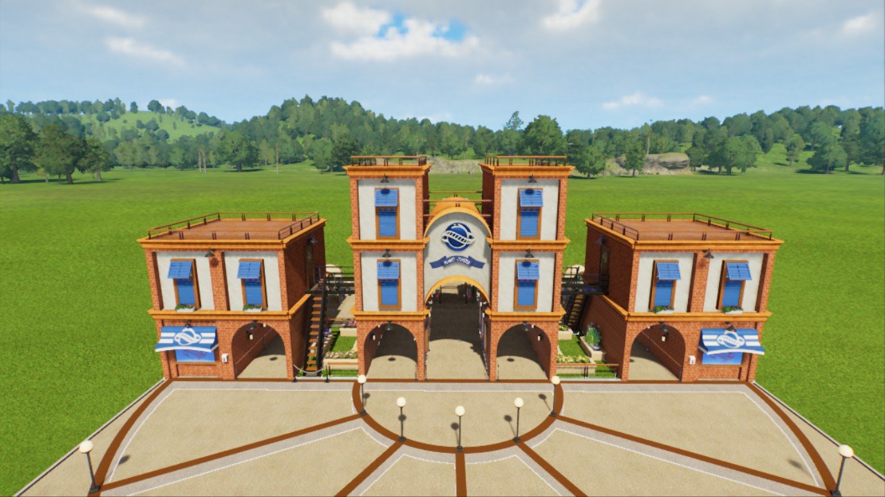 Park Entrance - Planet Coaster 2 creation - Frontier Workshop