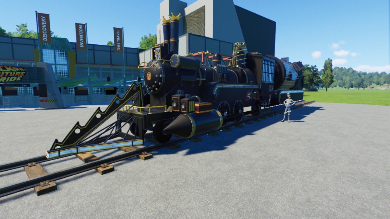 Jules Verne Time Train 12 - Planet Coaster 2 creation - Frontier Workshop