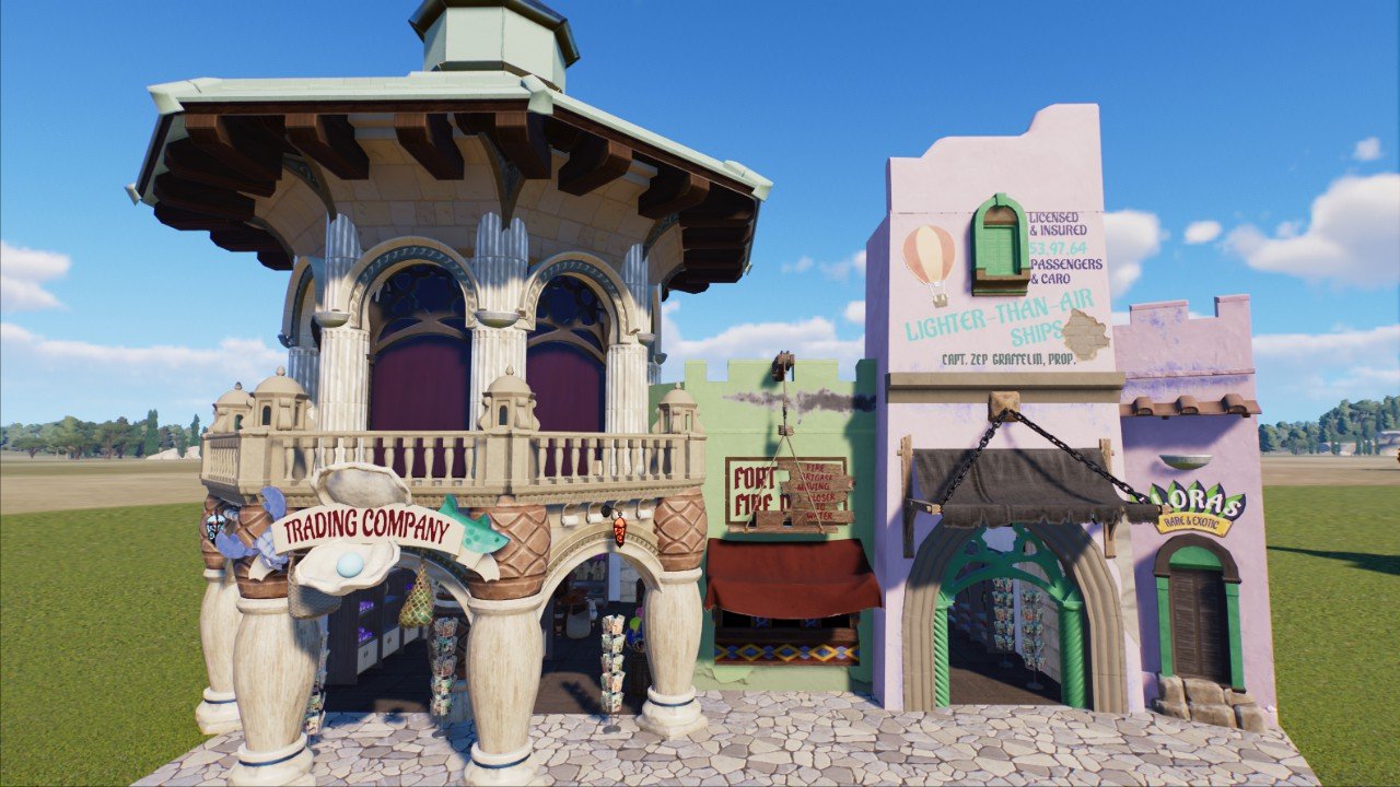 Trading Company Souvenir Shop - Planet Coaster 2 mod - Frontier Workshop