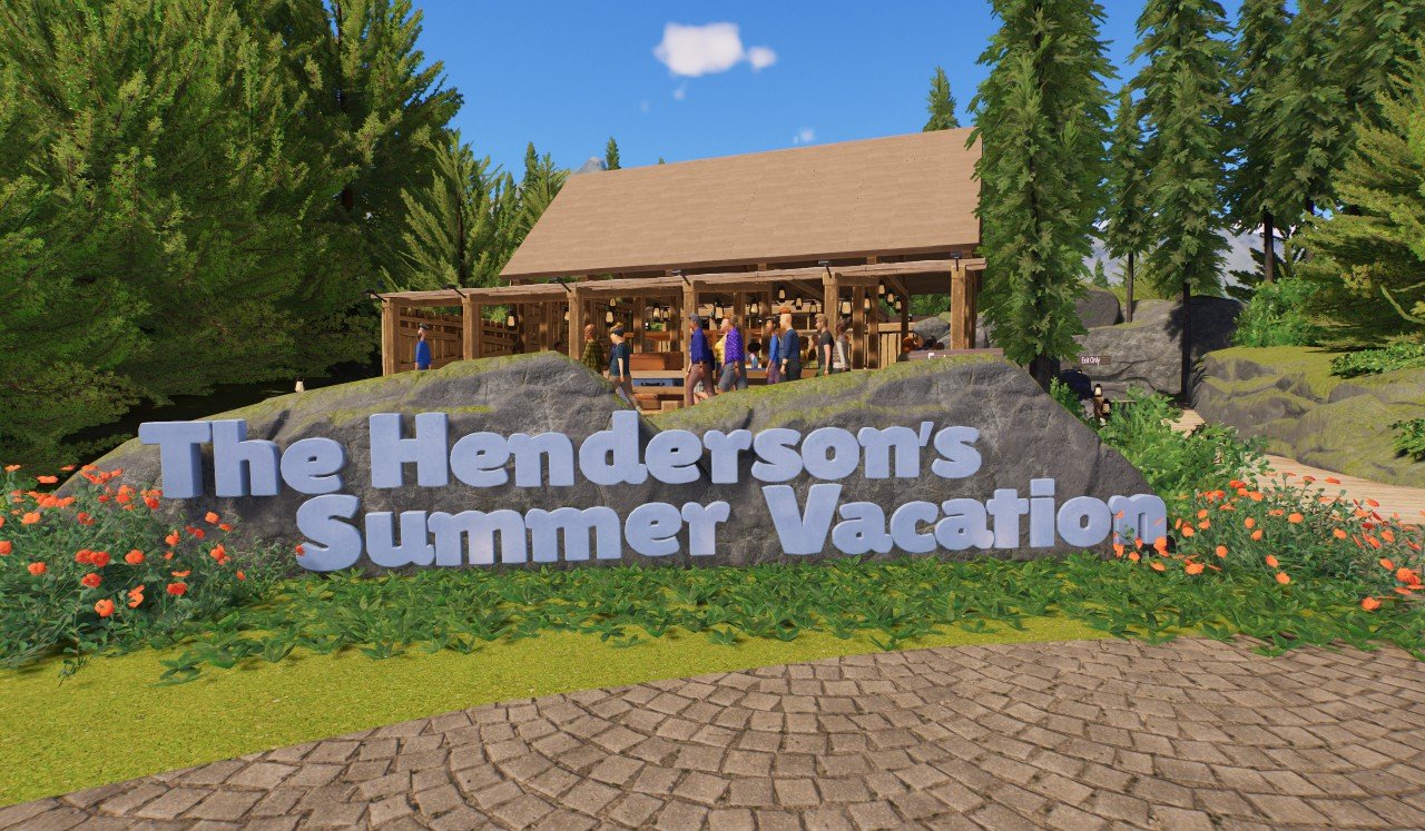 Henderson's Summer Vacation Park - Planet Coaster 2 mod - Frontier Workshop