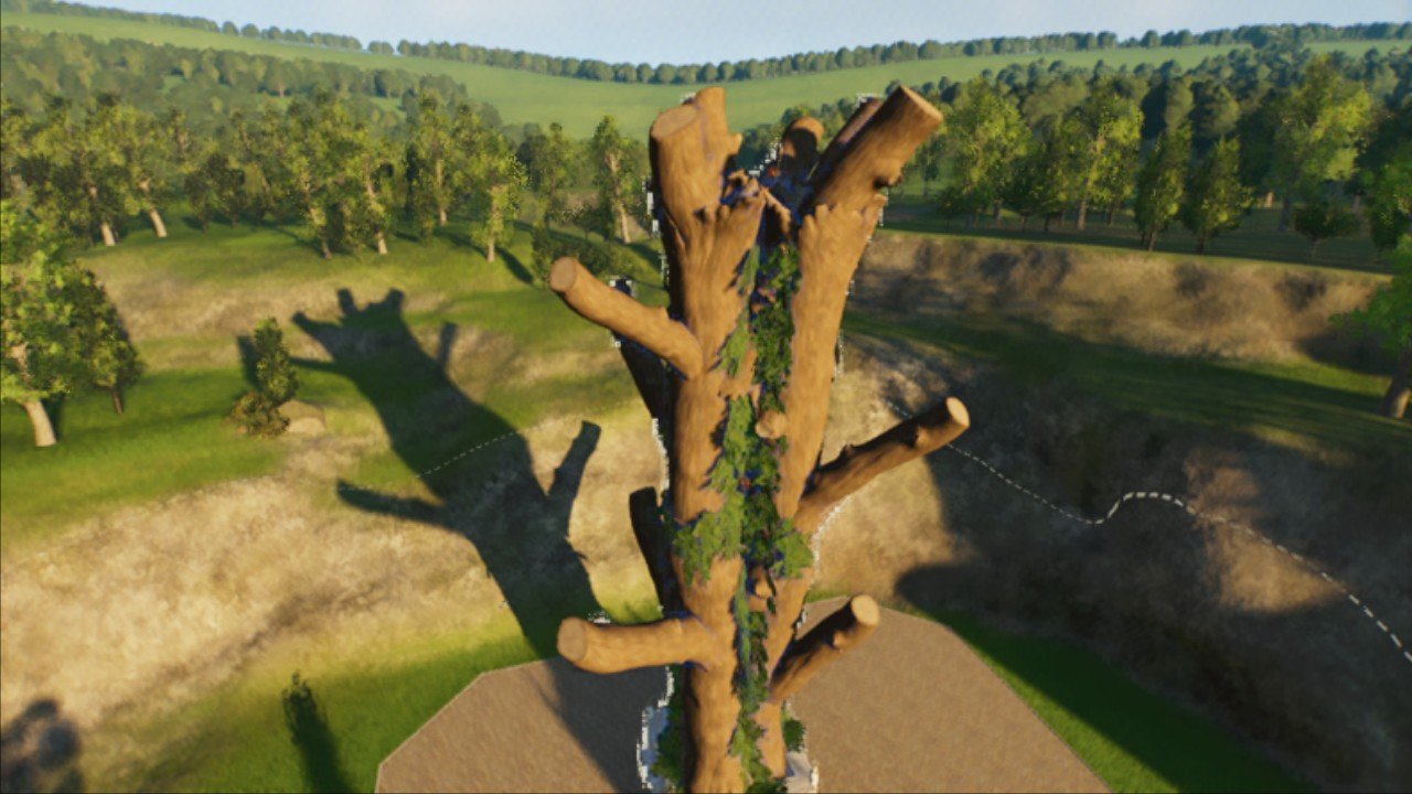tree trunk - Planet Coaster 2 creation - Frontier Workshop