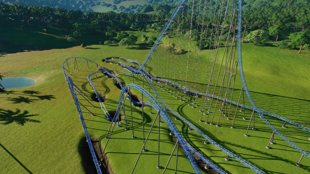 Intamin Steel Coaster - Planet Coaster 2 mod - Frontier Workshop