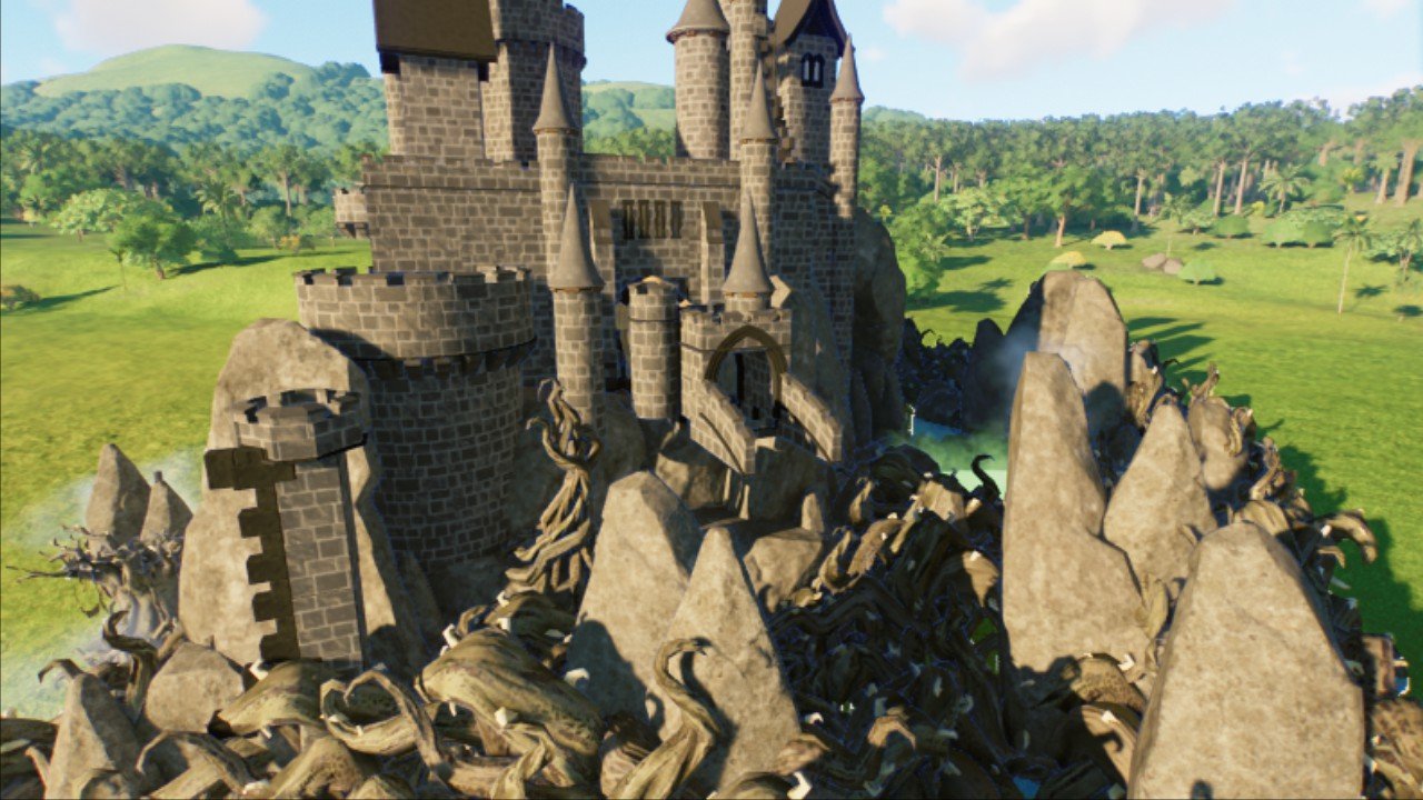 Castle Maleficent - Planet Coaster 2 mod - Frontier Workshop