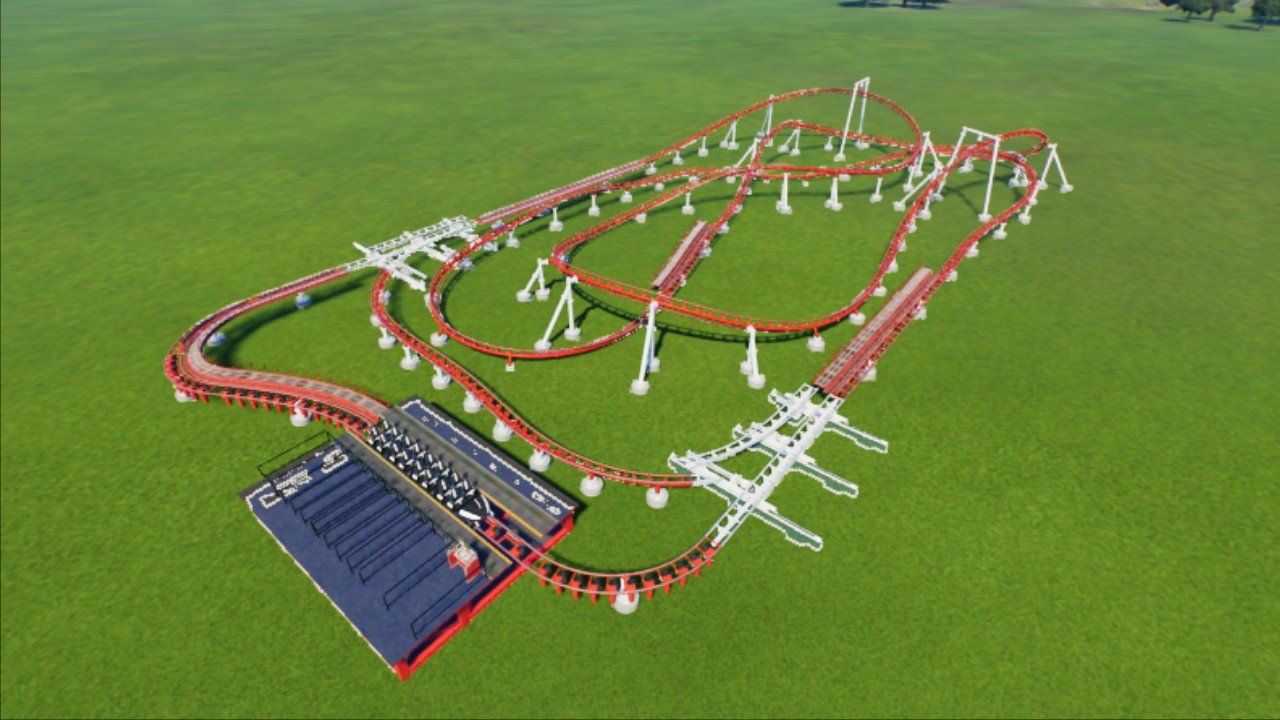 Multiuse Lap Coaster Darkoaster - Planet Coaster 2 creation - Frontier ...