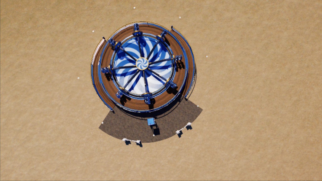 Whirlpool Removed Base - Planet Coaster 2 mod - Frontier Workshop