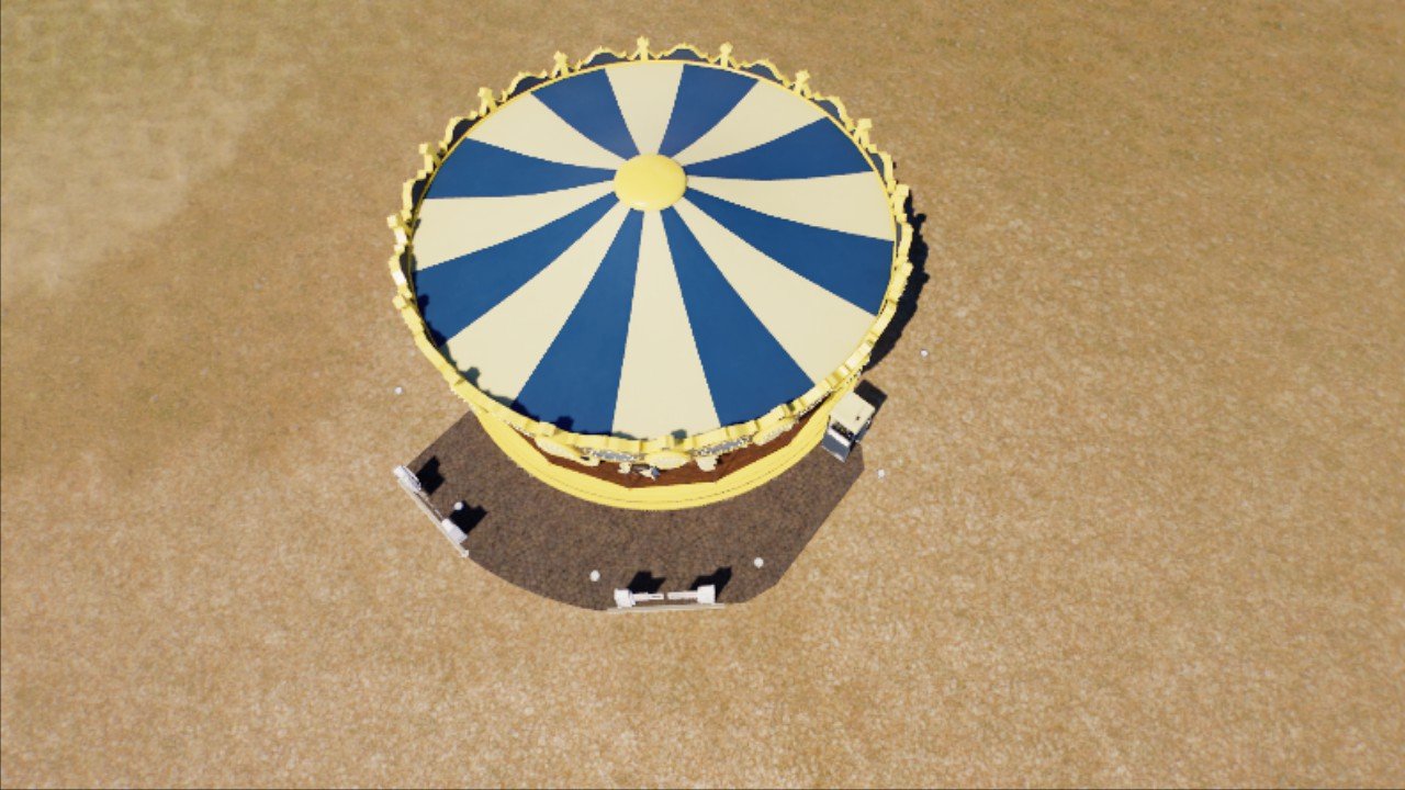 Carousel Removed Base - Planet Coaster 2 mod - Frontier Workshop