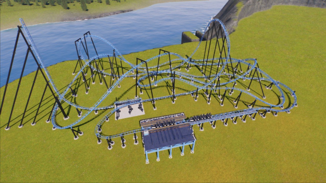 Compact Intamin Blitz - Planet Coaster 2 mod - Frontier Workshop