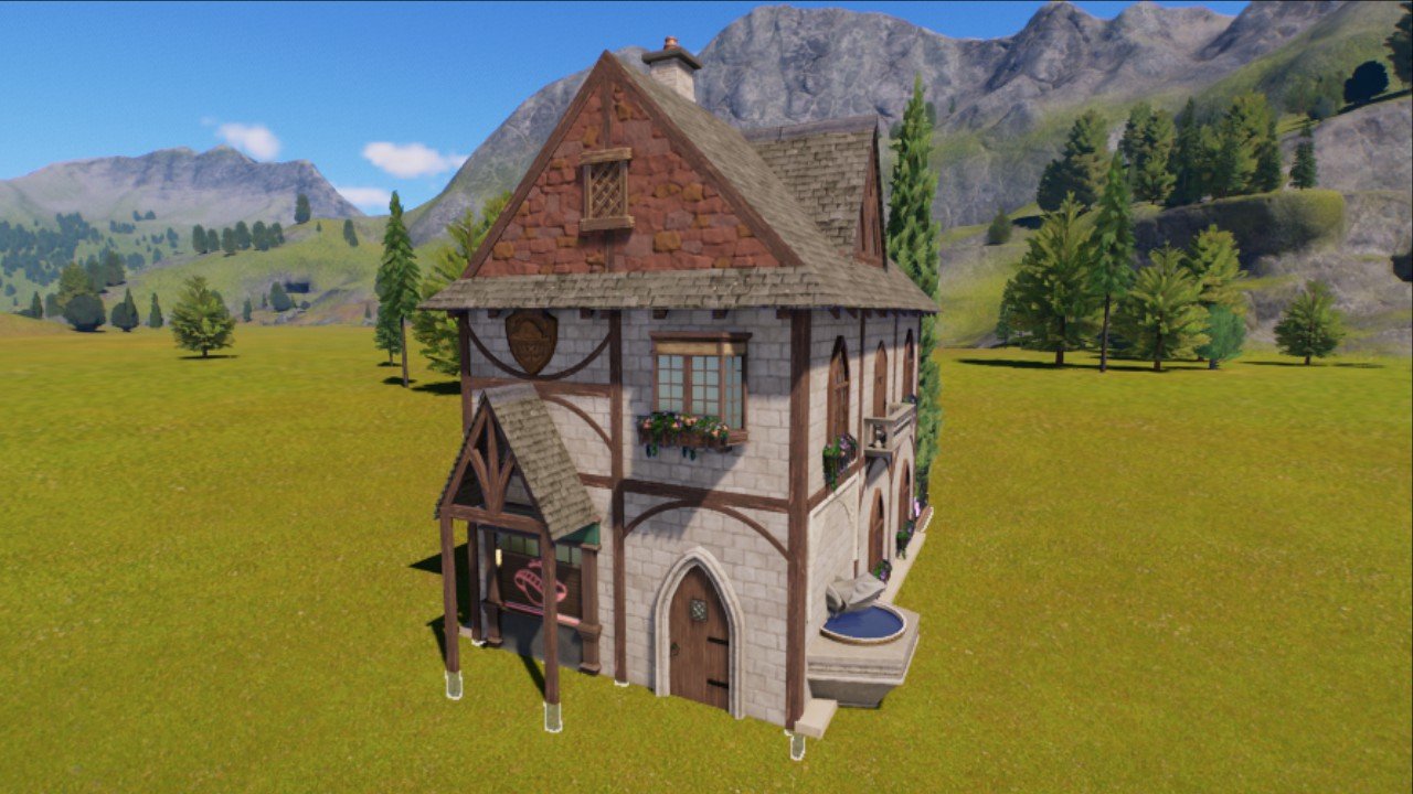 Medieval House w Power Station - Workshop - Planet Coaster 2
