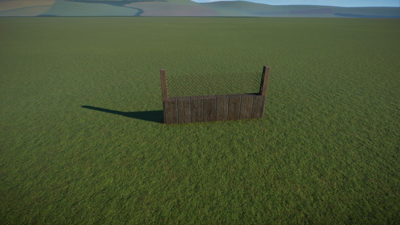 small wooden fence - Planet Zoo: Console Edition mod - Frontier Workshop
