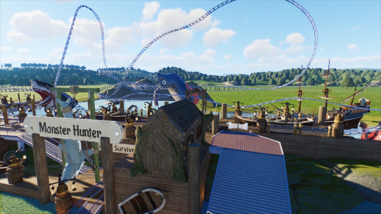 Monster Hunter - Planet Coaster 2 mod - Frontier Workshop