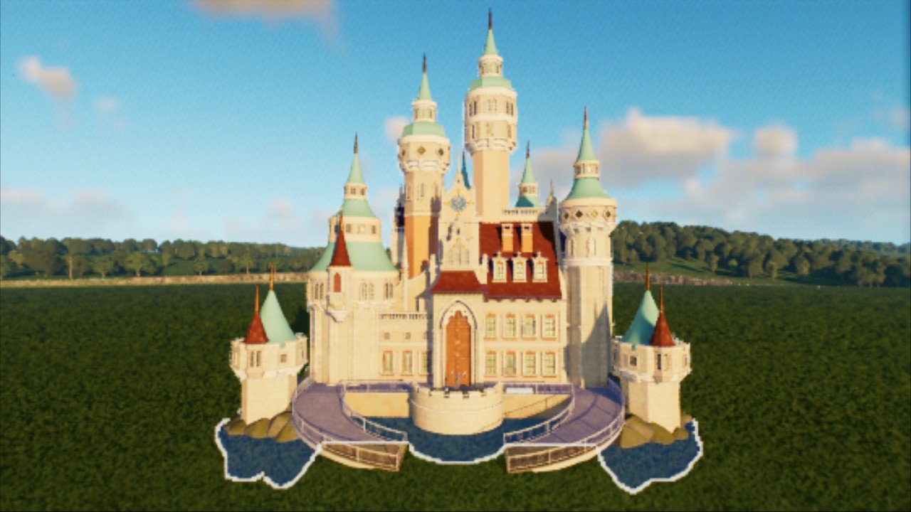 Tangled Rapunzel Castle - Planet Coaster 2 creation - Frontier Workshop