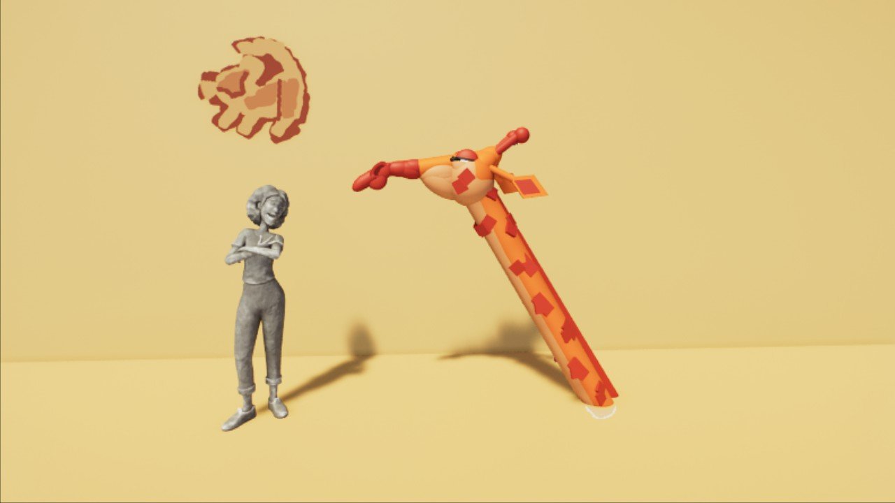 Lion King Giraffe - Planet Coaster 2 creation - Frontier Workshop