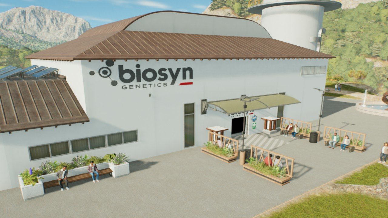 Biosyn Helicopter Arrival Point - Jurassic World Evolution 3 creation - Frontier Workshop