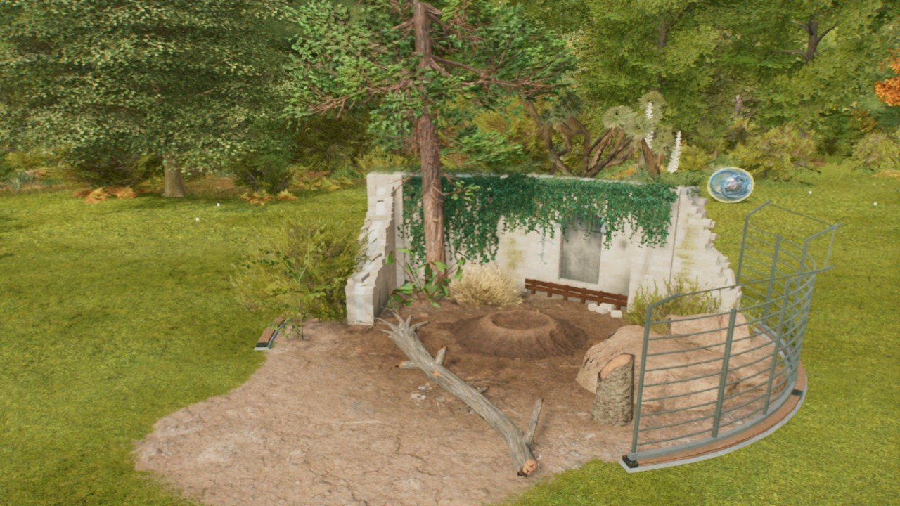 Ruins Large Nest with Trees - Workshop - Jurassic World Evolution 3