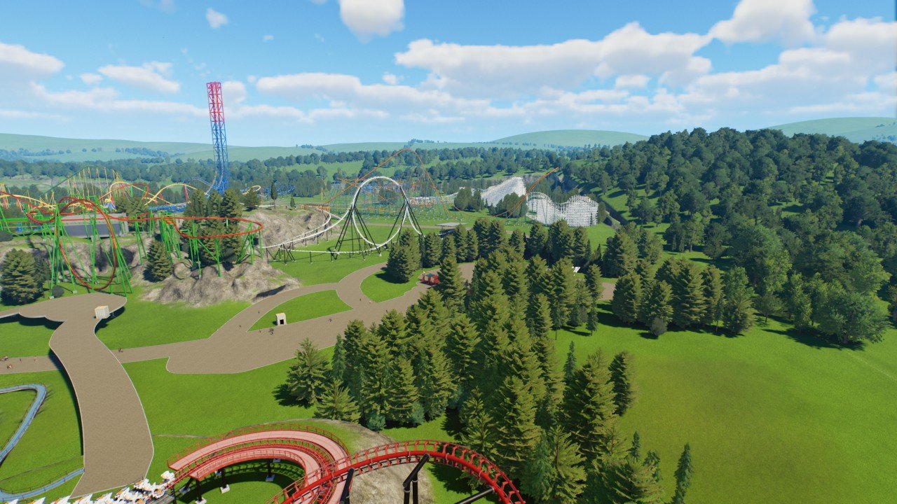 Six Flags Magic Mountain - Planet Coaster 2 mod - Frontier Workshop