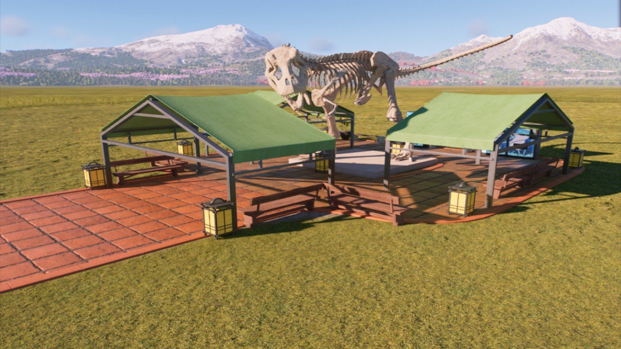 JPOG Inspired Resting Area (Incomplete) - Jurassic World Evolution 3 ...