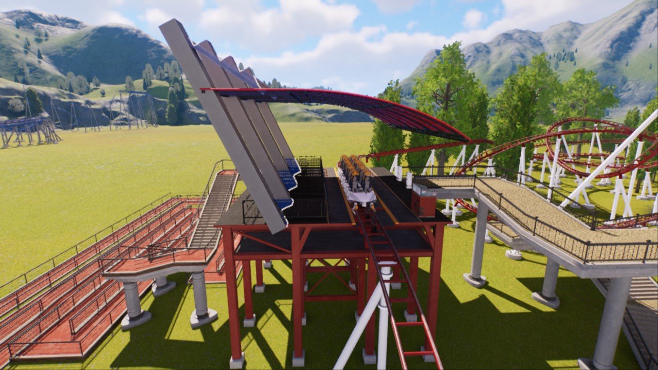 Intamin station - Planet Coaster 2 creation - Frontier Workshop