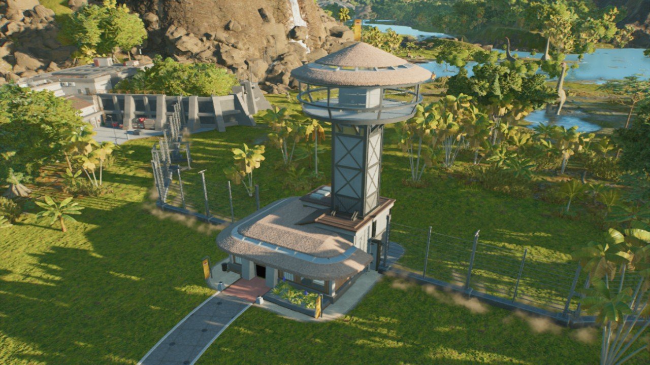 Thatched Jurassic Park Viewing Tower - Workshop - Jurassic World ...