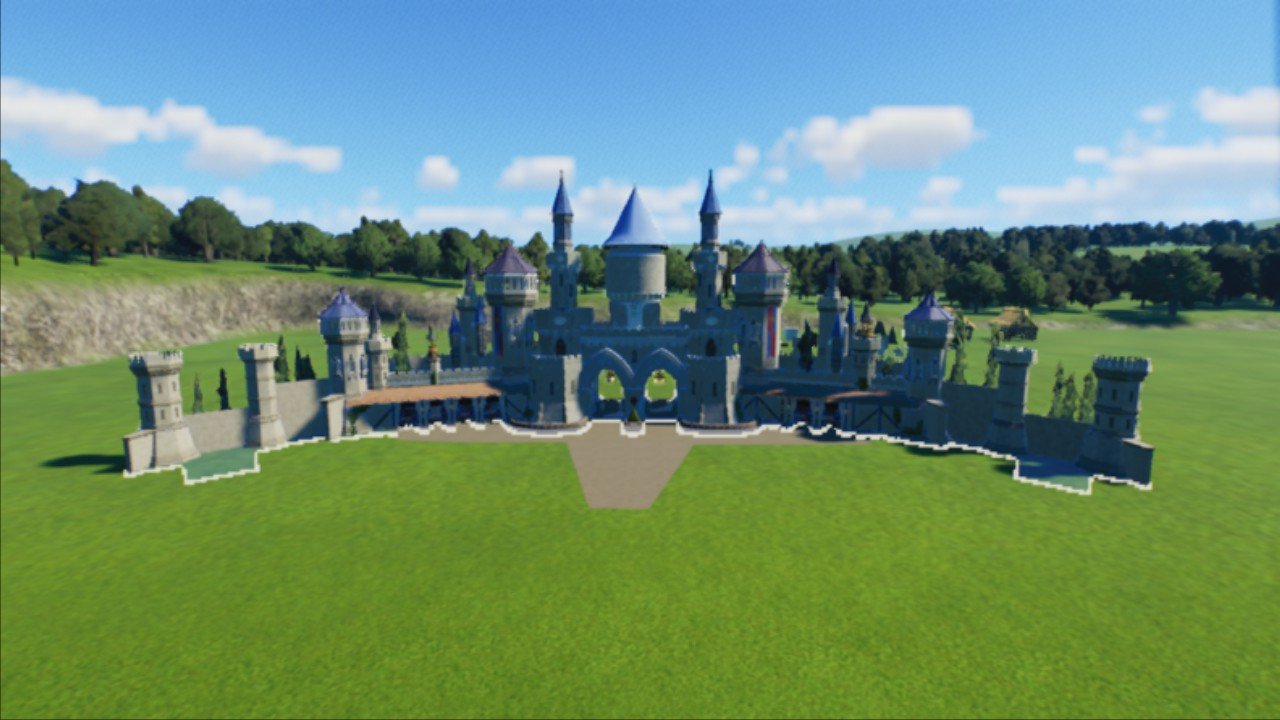 Castle Entrance Clwd9 - Workshop - Planet Coaster 2