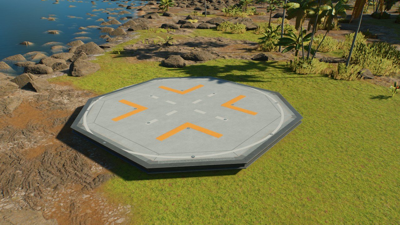 Jurassic park helipad - Workshop - Jurassic World Evolution 3