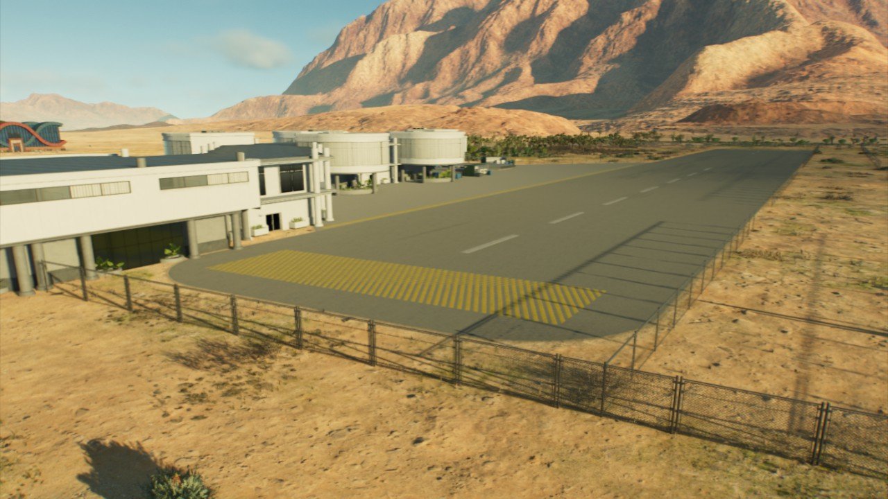 Airport Arrival Entrance - Jurassic World Evolution 3 creation - Frontier Workshop