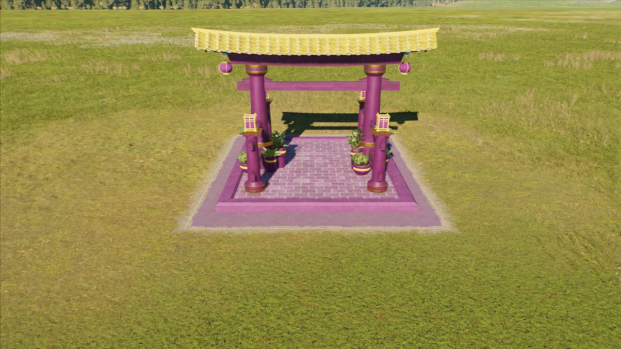 Japanese Doorway / Oriental Garden Gate - Workshop - Jurassic World ...