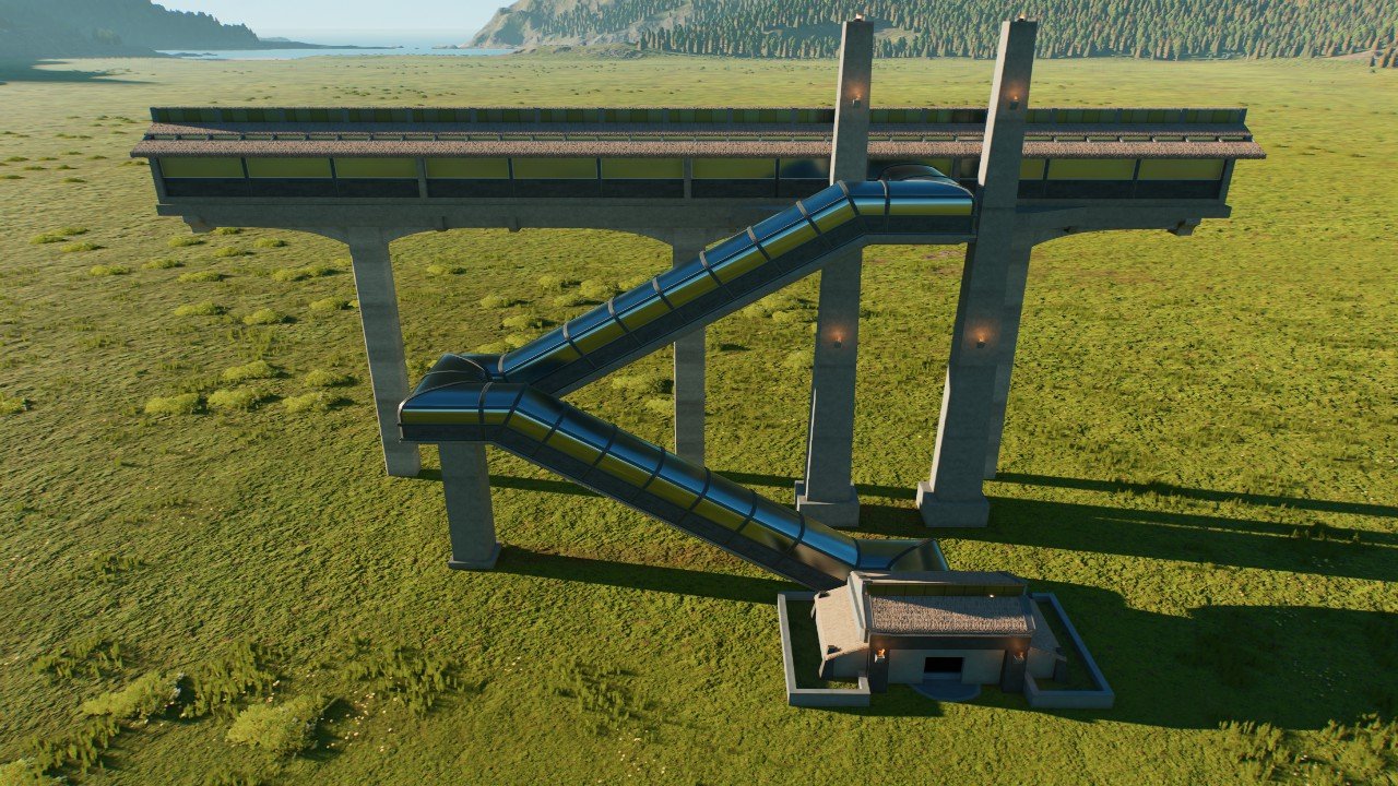 Jurassic Park Monorail - Workshop - Jurassic World Evolution 3