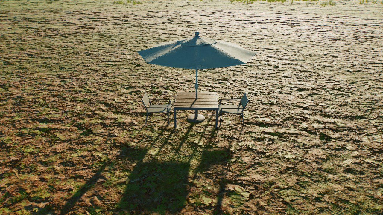 JWE2 Table and Chairs - Workshop - Jurassic World Evolution 3