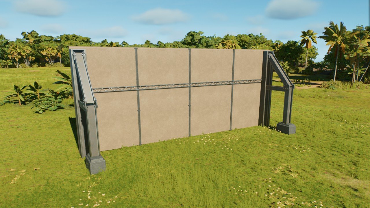 Indominus Rex Enclosure Wall Piece - Workshop - Jurassic World Evolution 3