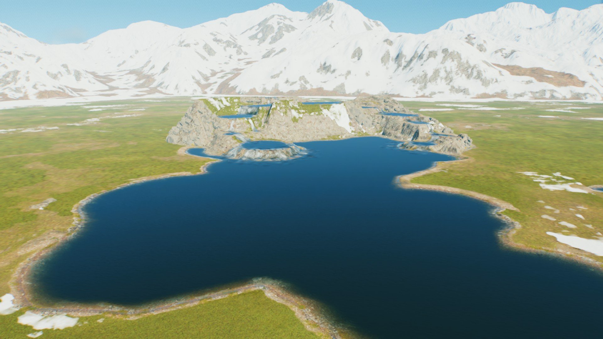 Magni****nt Waterfall - map - Jurassic World Evolution 3 mod - Frontier ...