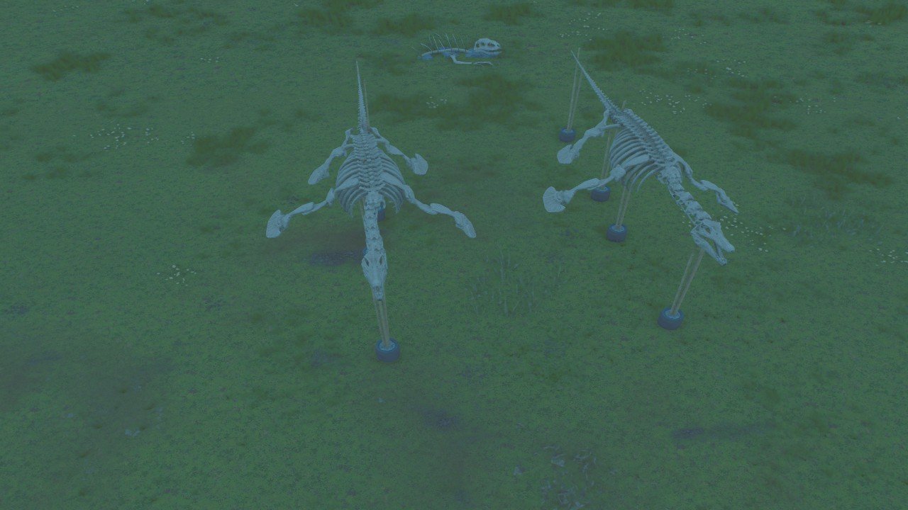 Plesiosaur skeleton - Workshop - Jurassic World Evolution 3