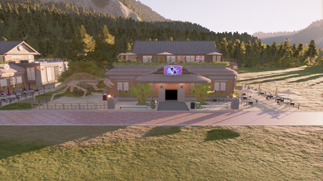 Soda Shop With Spino Skeleton - Workshop - Jurassic World Evolution 3