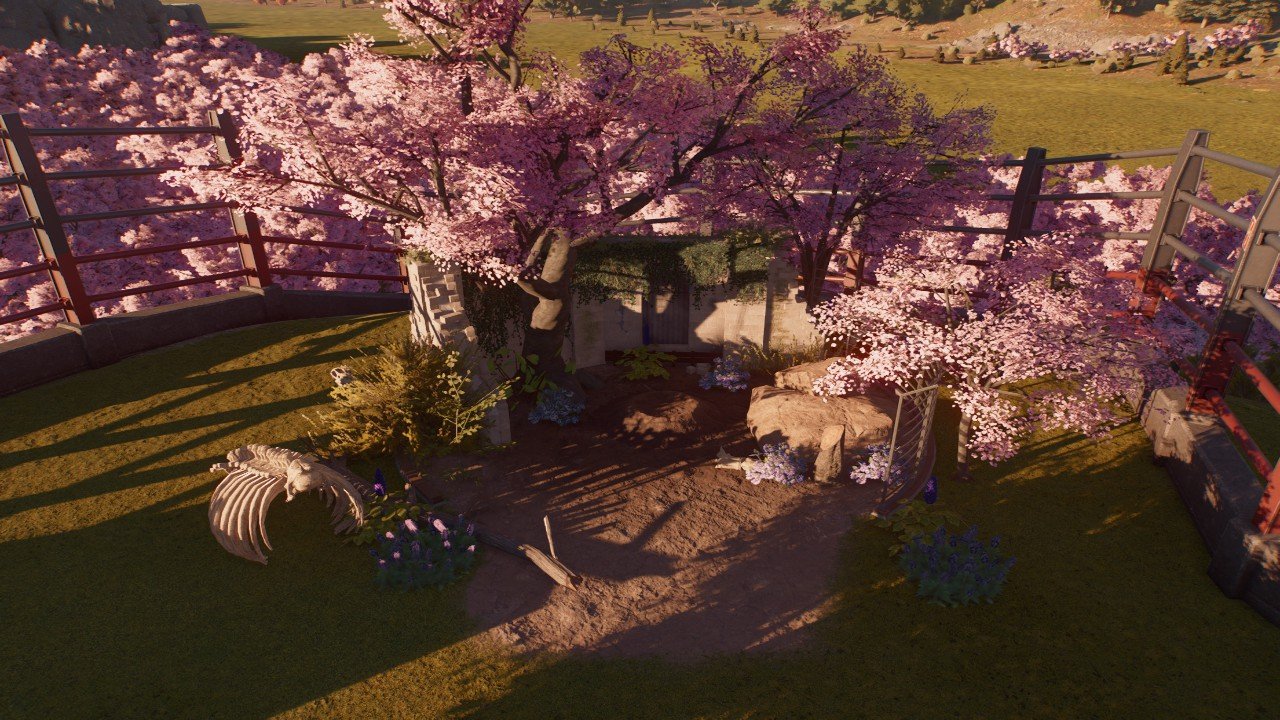 Cherry blossom ruin Large land nest - Workshop - Jurassic World Evolution 3