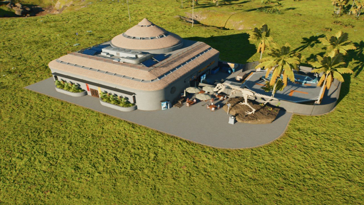 custom jurassic park entrance with building - Workshop - Jurassic World ...