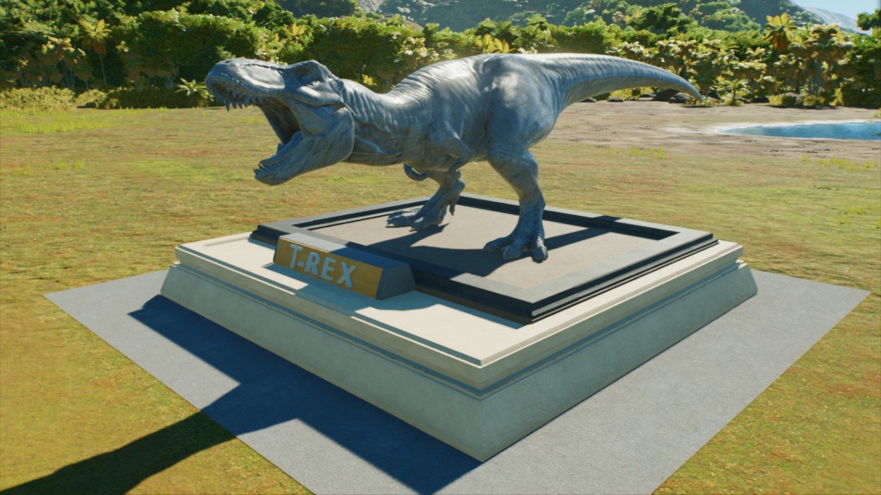 ZT1 Dinosaur Digs T-Rex Statue - Workshop - Jurassic World Evolution 3