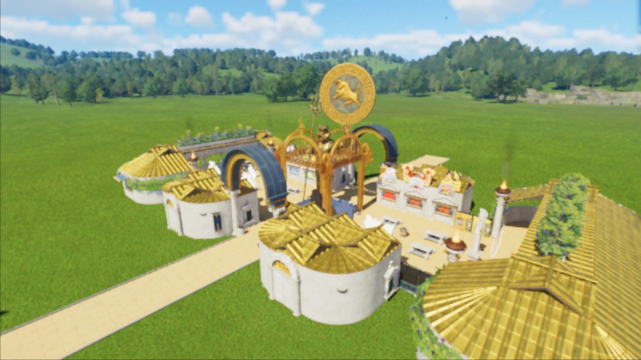 Food Court - Planet Coaster 2 creation - Frontier Workshop