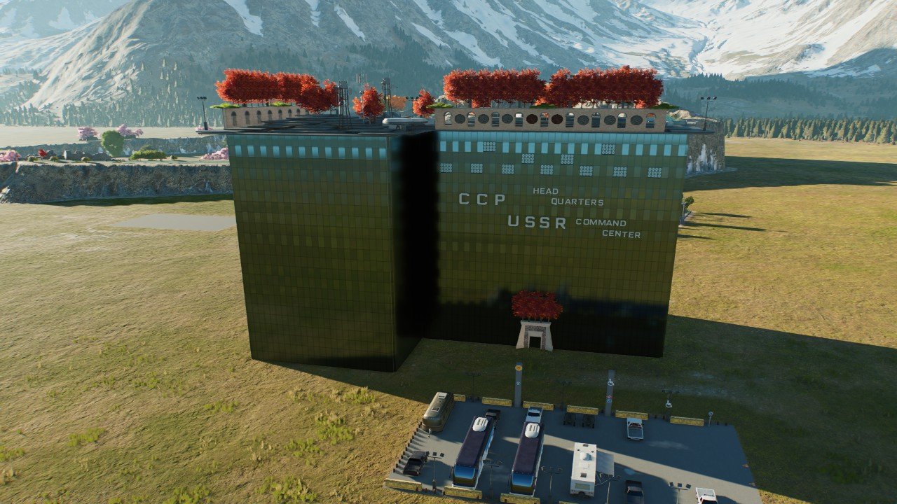 Tall Building USSR Command Center Russia China - Workshop - Jurassic ...