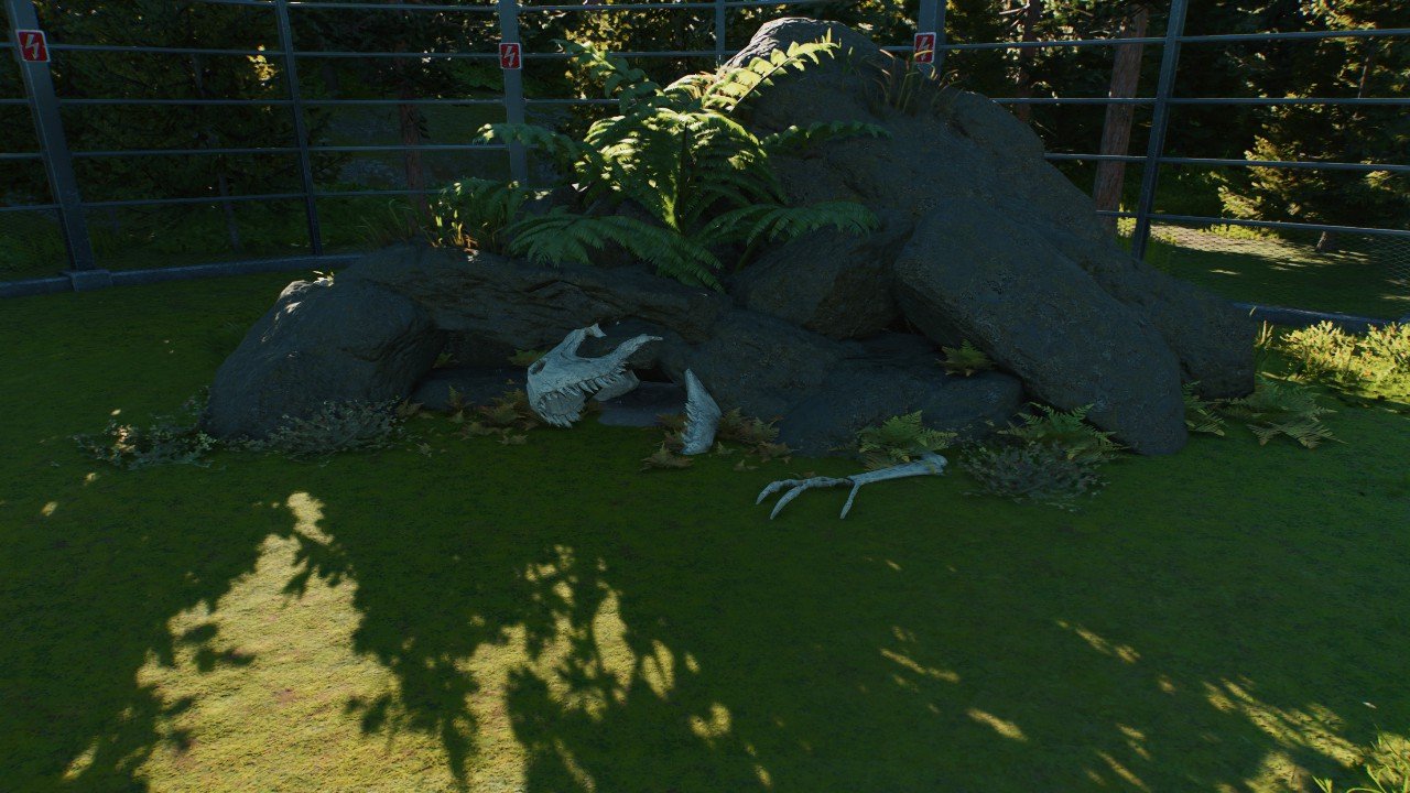 Theropod Skeleton small nest - Workshop - Jurassic World Evolution 3