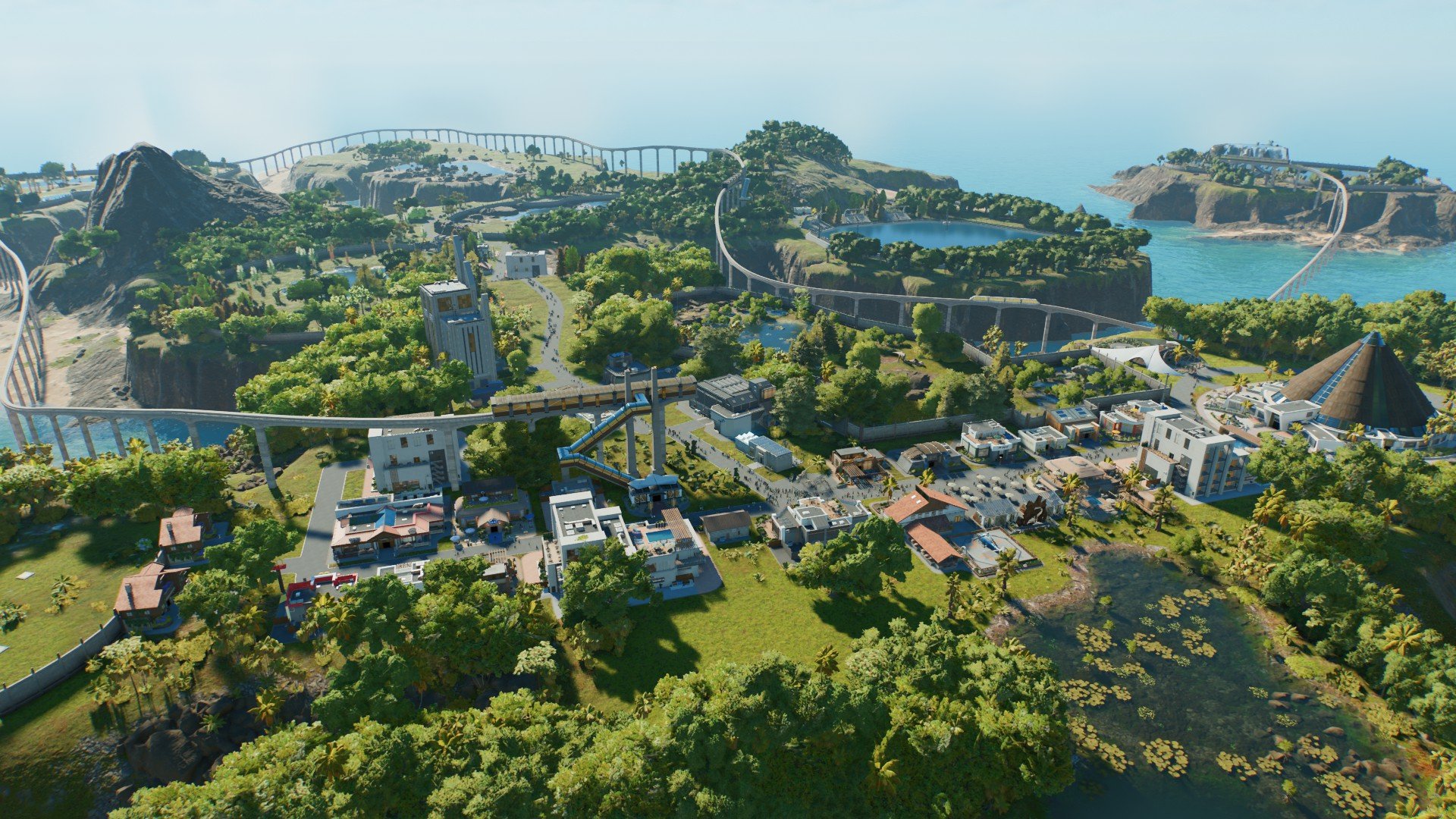 My first JWE3 Park! - Jurassic World Evolution 3 creation - Frontier ...