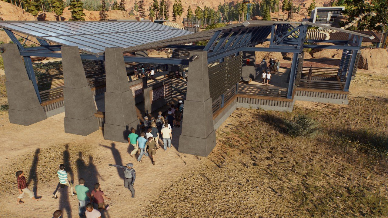 Sheltered path entrance - Workshop - Jurassic World Evolution 3