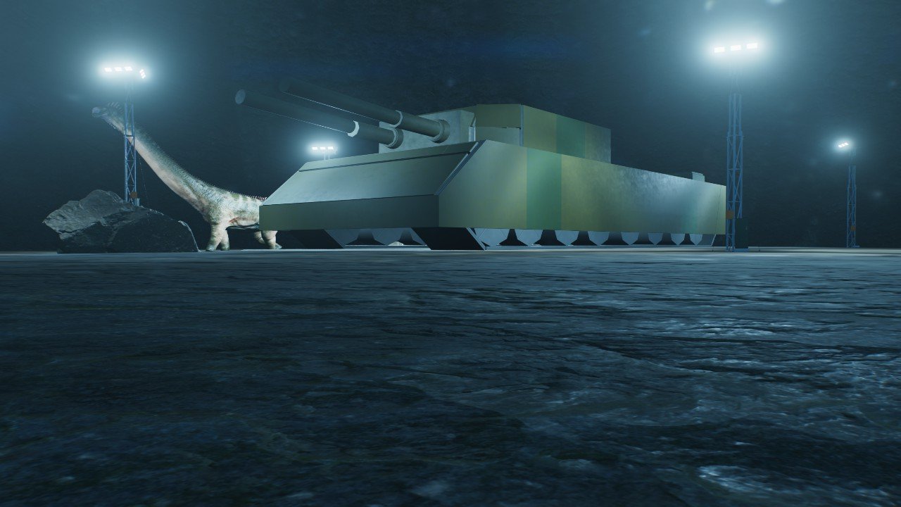 Super Heavy Tank ''Ratte'' 超重戦車 ''ラーテ'' - Jurassic World Evolution 3 ...