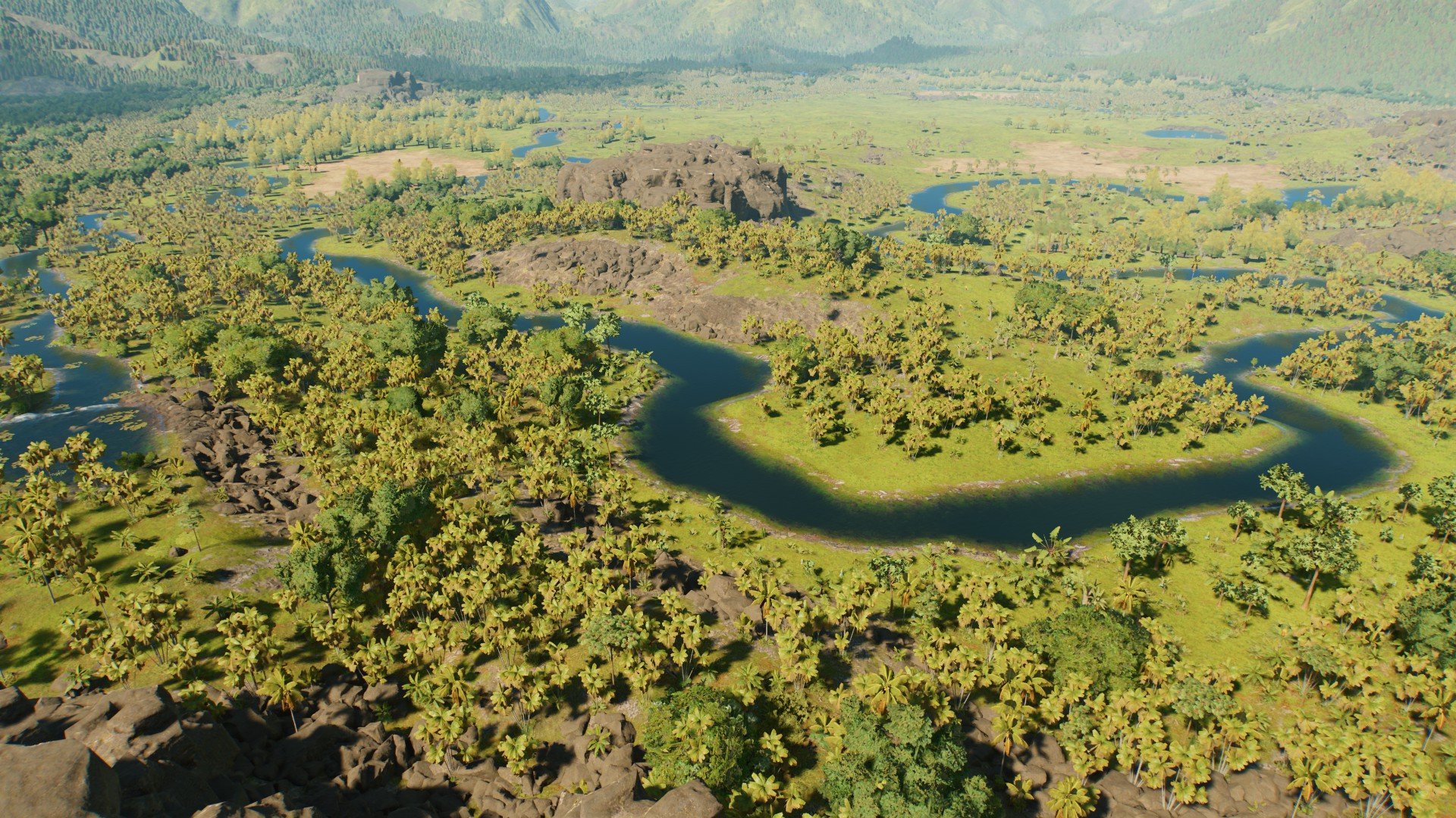 Tropical Terrain map - Workshop - Jurassic World Evolution 3