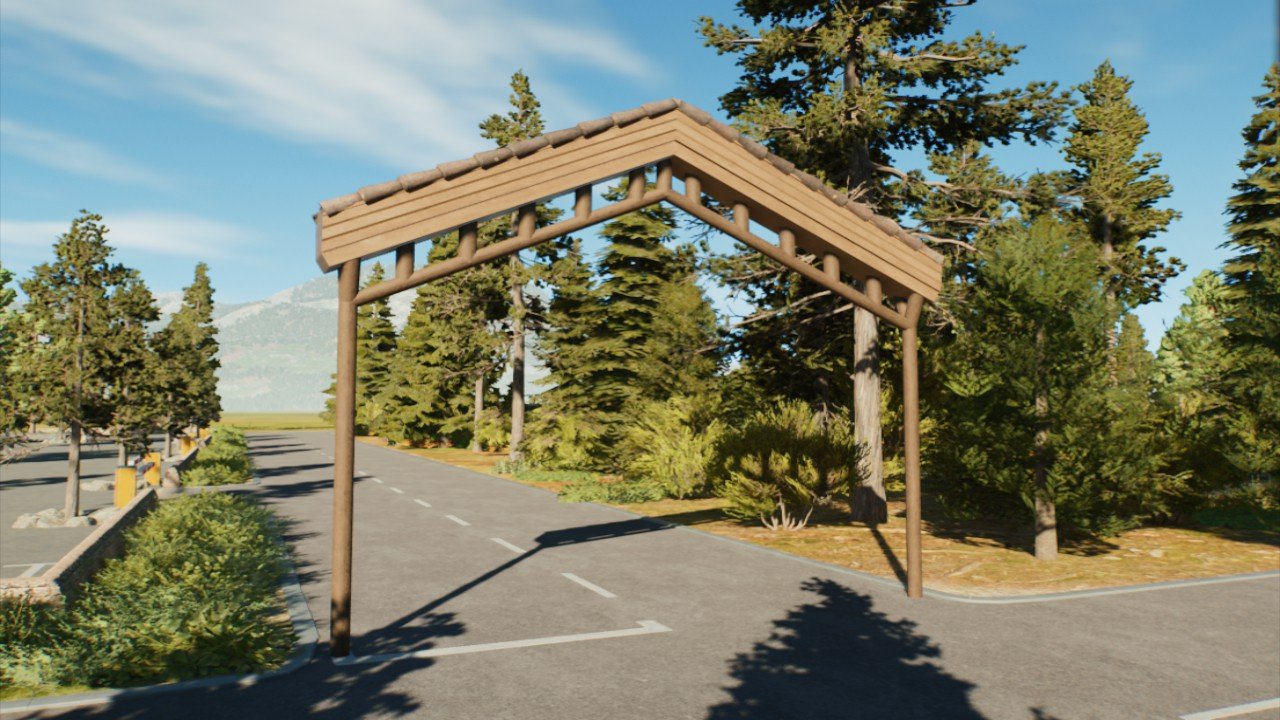 Wooden Arch Entrance - 创意工坊 - 《侏罗纪世界：进化 3》