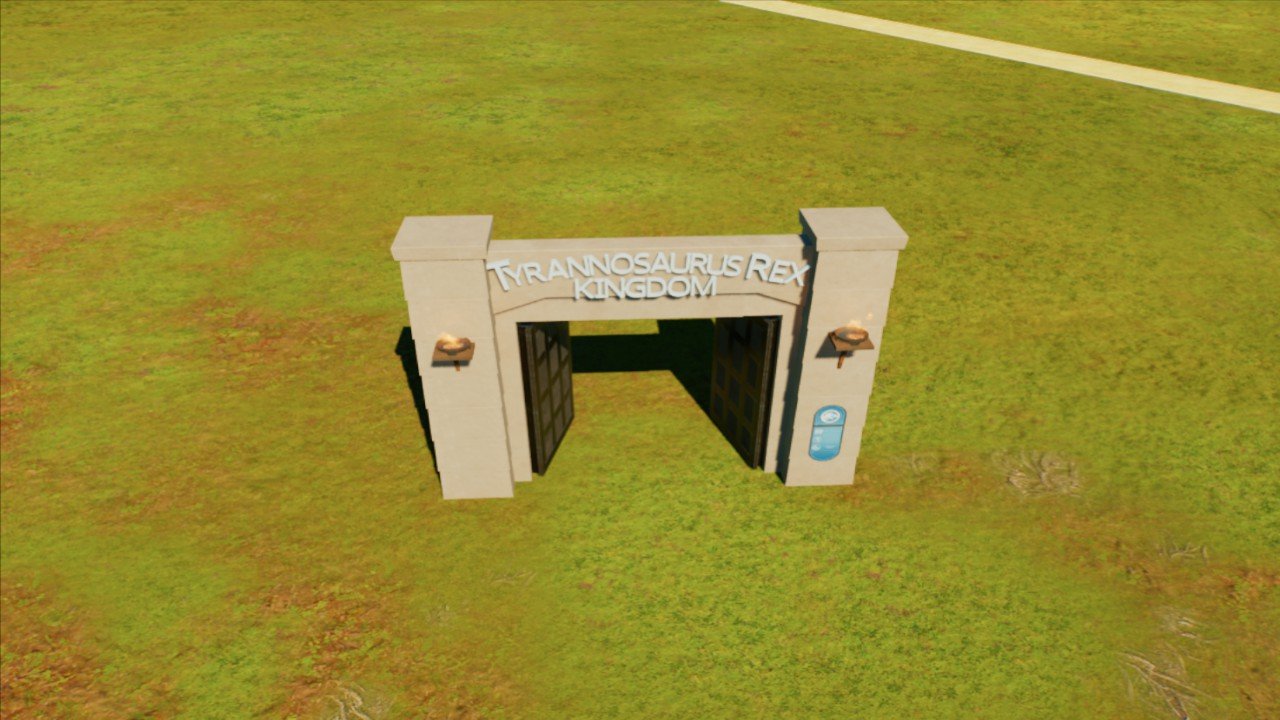 T.Rex Kingdom Gate - Workshop - Jurassic World Evolution 3